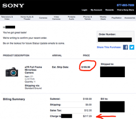 No, you won't get a Sony a7r camera for $199 - Photo Rumors