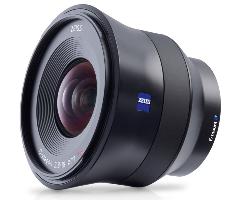 Zeiss Batis 2.8/18 super wide-angle autofocus lens for Sony E-mount ...