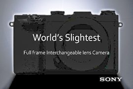Sony A5 camera teaser? (new full frame interchangeable lens camera from ...