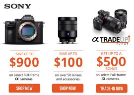 New Sony savings/rebates start in the US today - Photo Rumors