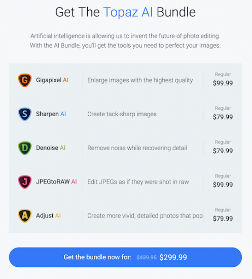 The Topaz Labs Gigapixel AI sale ends tomorrow - Photo Rumors