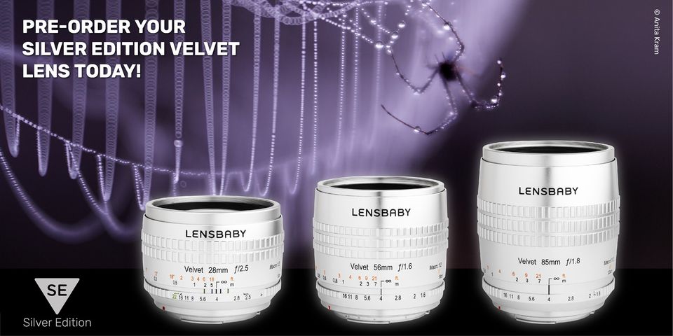 Lensbaby announced new Velvet Limited Edition Silver lenses - Photo Rumors