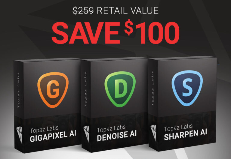 Topaz Labs Image Quality Bundle is now $124 off - Photo Rumors