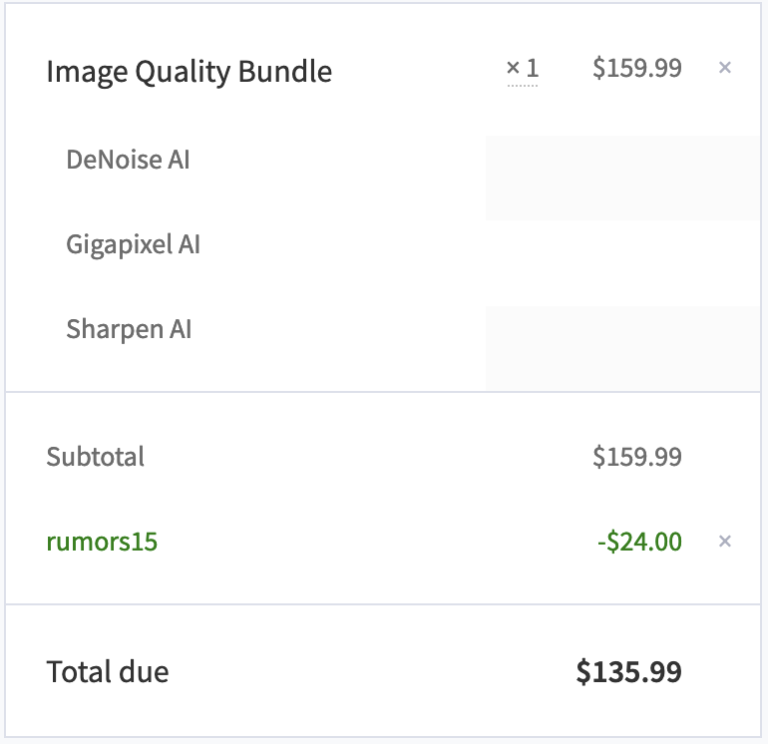 Topaz Labs Image Quality Bundle is now $124 off - Photo Rumors