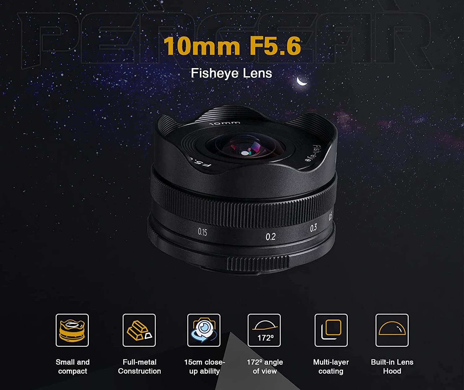 This new Pergear 10mm f/5.6 pancake fisheye APS-C lens costs only $89 ...