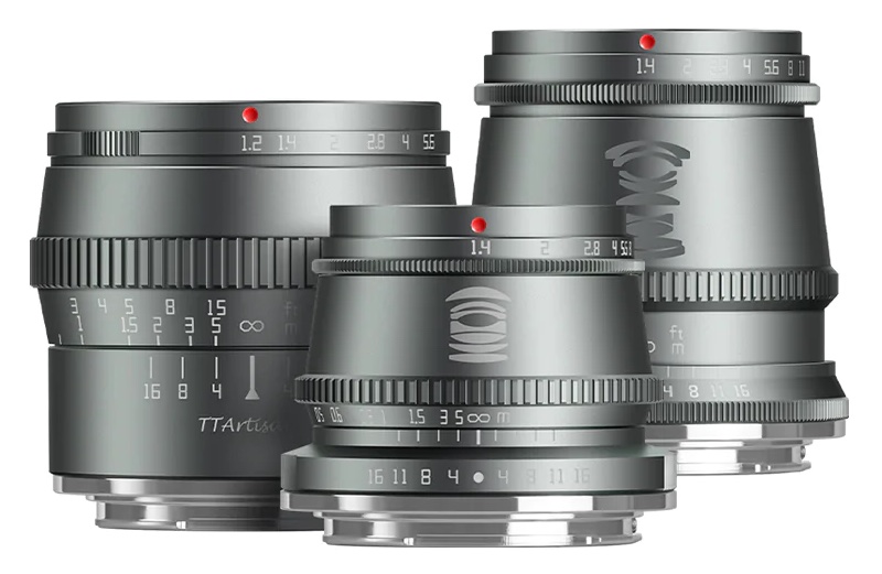 TTArtisan Trio Titanium Lens Set now on sale - Photo Rumors