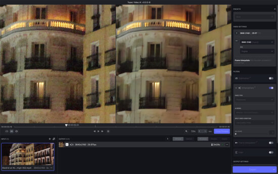 Topaz Labs released a new/rebuilt version of Video Enhance AI (coupon ...