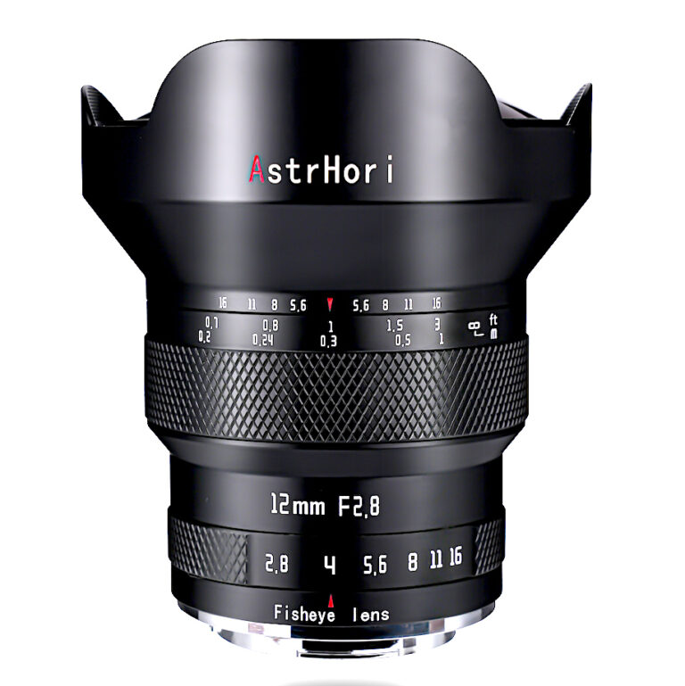AstrHori 12mm f/2.8 fisheye and 18mm f/8 shift full-frame lenses ...