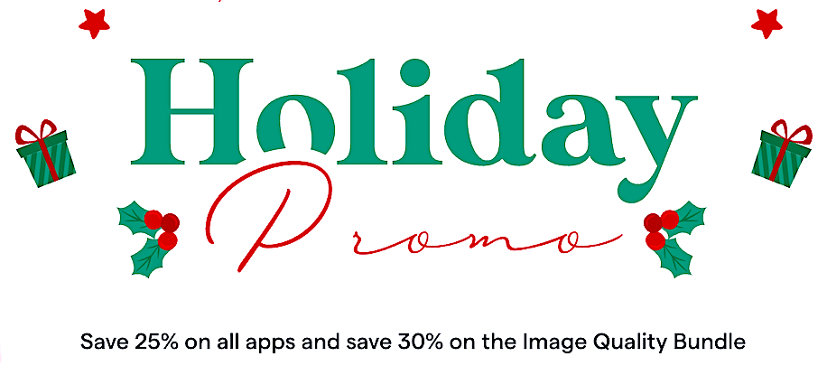 New Topaz Labs holiday promo now live - Photo Rumors