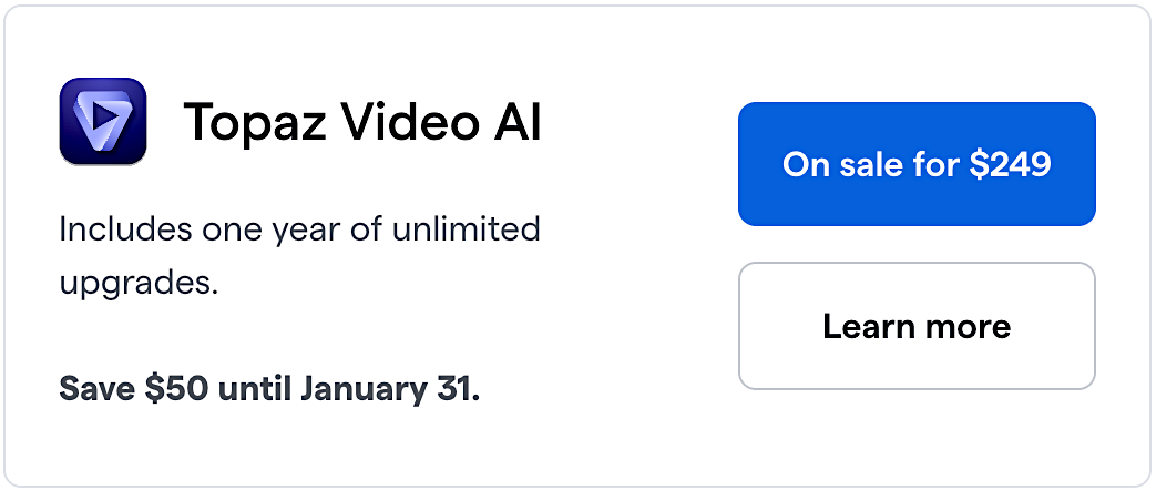 Topaz Labs Photo AI version 1.1.9 released - Photo Rumors