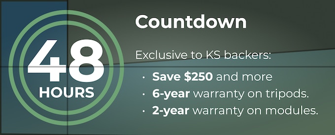 48 hours left to get the new Benro Theta self-leveling intelligent ...