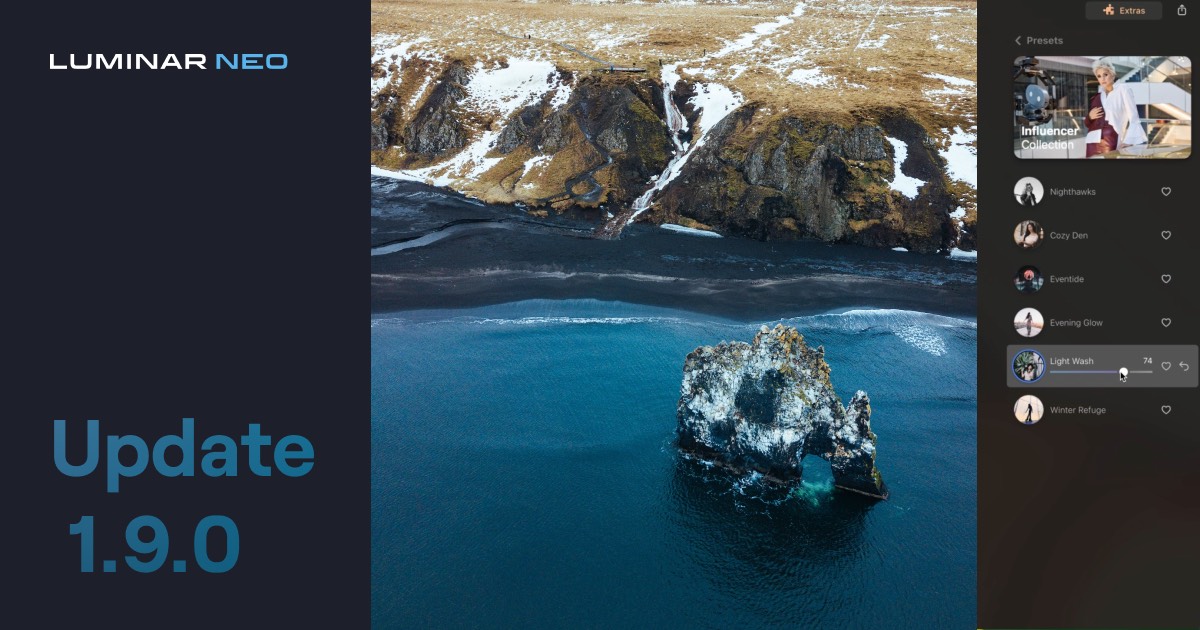 Skylum Luminar Neo version 1.9.0 released - Photo Rumors