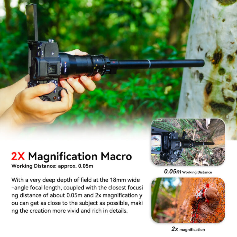 AstrHori 18mm f/8 APS-C periscope probe macro lens officially announced ...