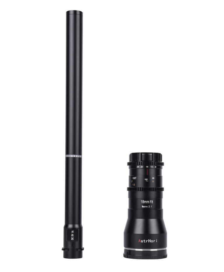 AstrHori 18mm f/8 APS-C periscope probe macro lens officially announced ...