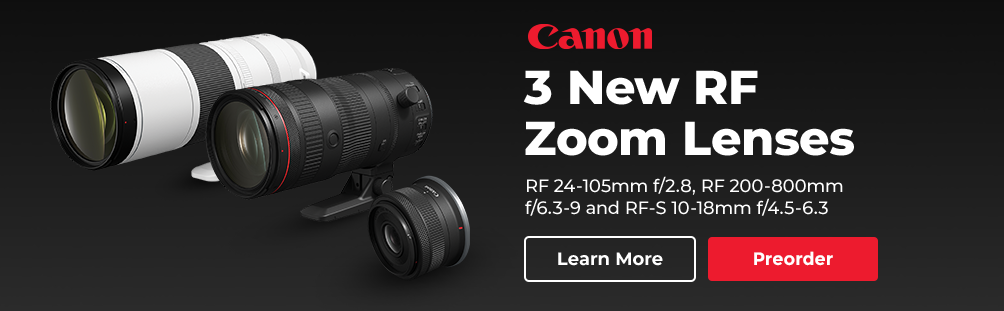 Announced: Canon RF-S 10-18mm F4.5-6.3 IS STM, RF 24-105mm F2.8 L IS ...