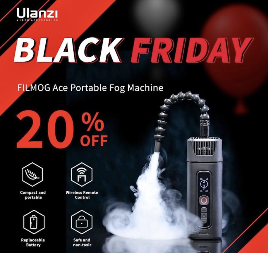 Ulanzi announced a new portable fog machine for video & photography ...