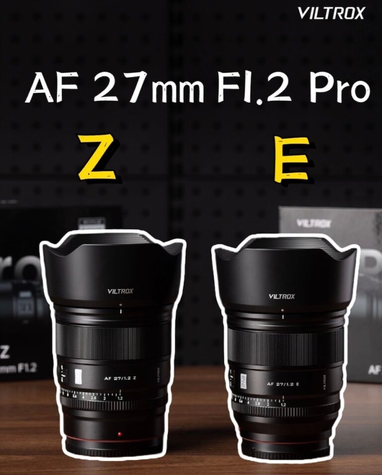 Viltrox AF 27mm f/1.2 lens for Nikon Z and Sony E mount will be released next month - Photo Rumors