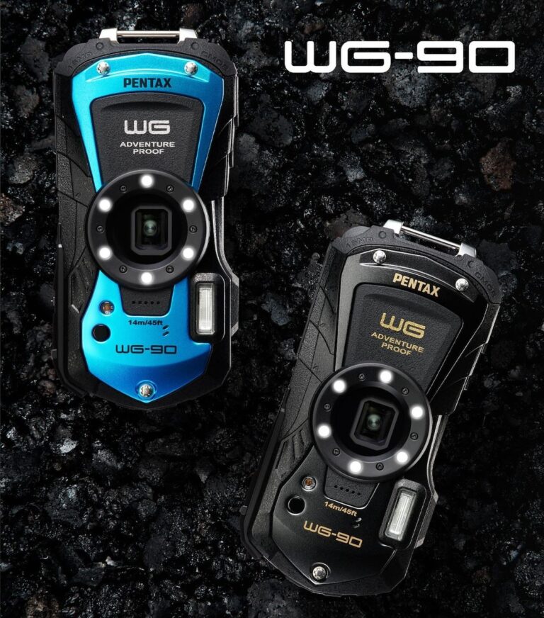 The new Pentax WG-90 waterproof shock-resistant camera is now available ...