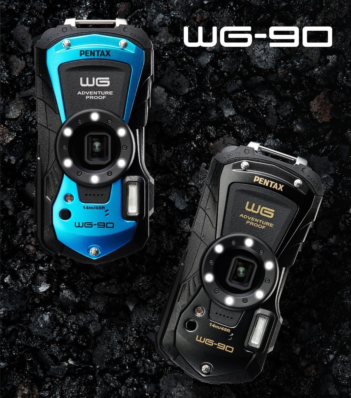 The new Pentax WG-90 waterproof shock-resistant camera is now available ...