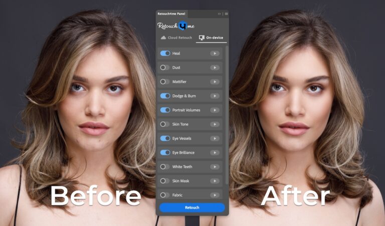 The new Retouch4me Photoshop Panel automates photo editing in the cloud ...