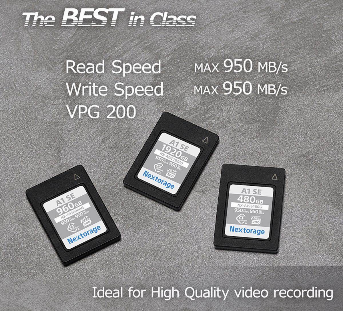 Nextorage CFexpress Type A memory cards are now available for purchase ...