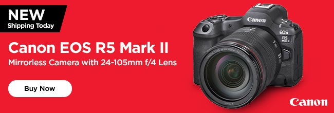 Despite the reported "product shortages" the new Canon R5 Mark II is ...