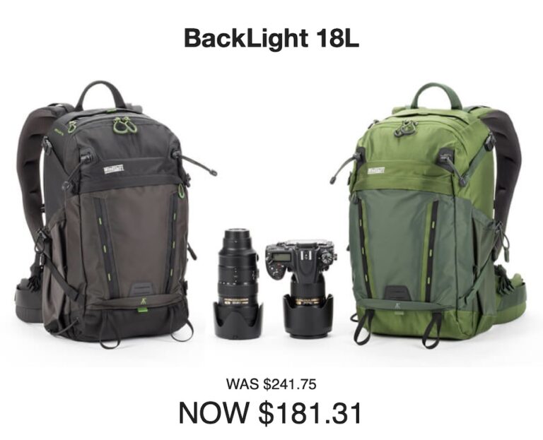 Deal of the day: 25% off Think Tank Photo BackLights backpacks and ...