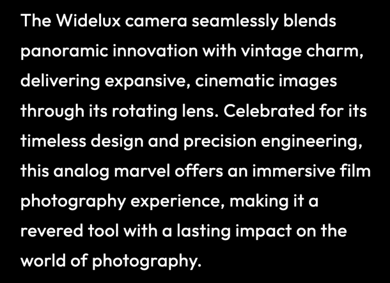 Jeff Bridges is developing a new Widelux(X) panoramic film camera ...