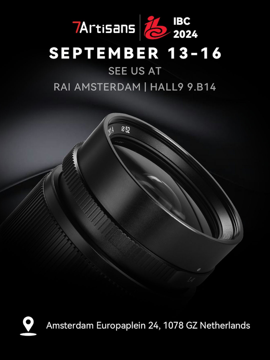 Ten new 7Artisans autofocus lenses (Z/E/L/X) displayed at the IBC show ...