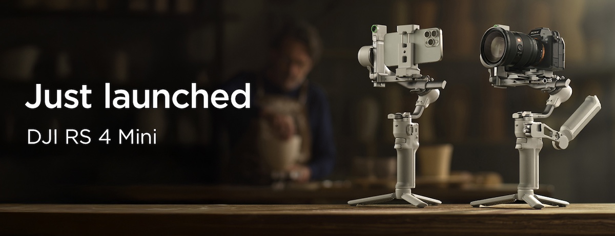 DJI announced a new RS4 Mini camera stabilizer that can track moving ...