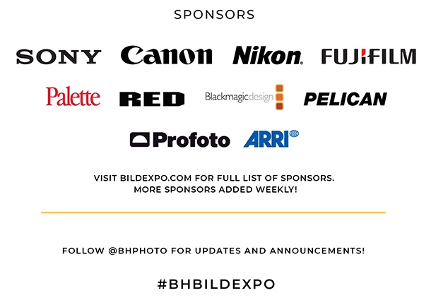 The free registration for the 2025 Bild Expo by B&H Photo is now open ...