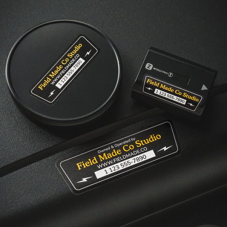 New Fieldmade cinema indicator labels - Photo Rumors