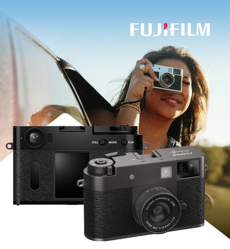 Fujifilm X-Half frame digital compact camera additional coverage ...