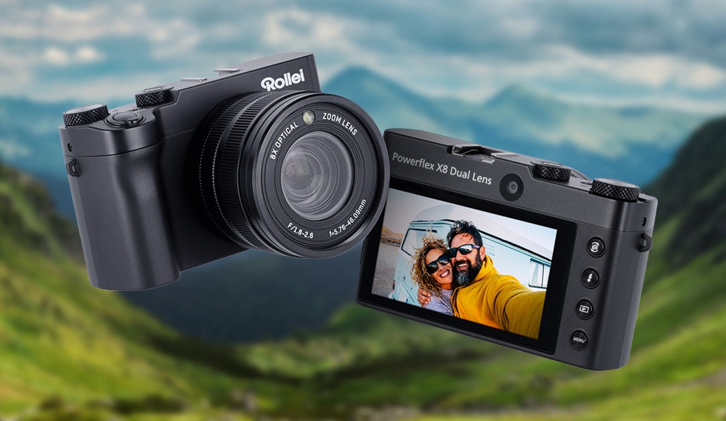 New Rollei Powerflex X8 dual lens camera released with a main lens on ...
