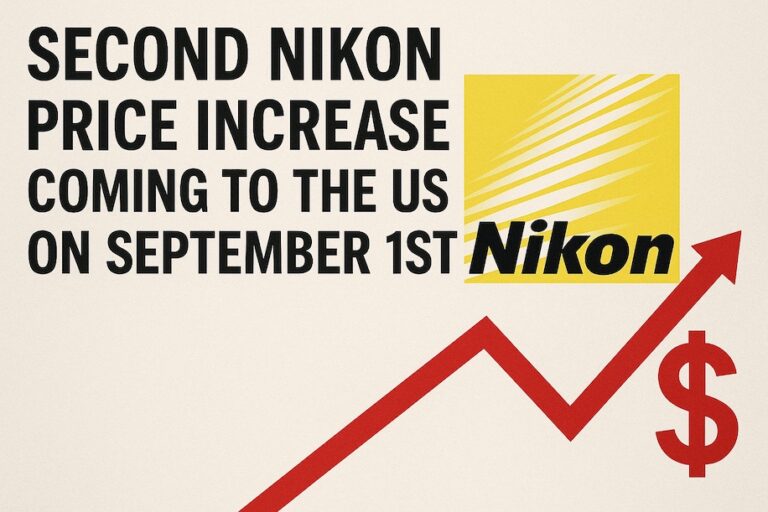 Second Nikon price increase coming to the US on September 1st as a ...