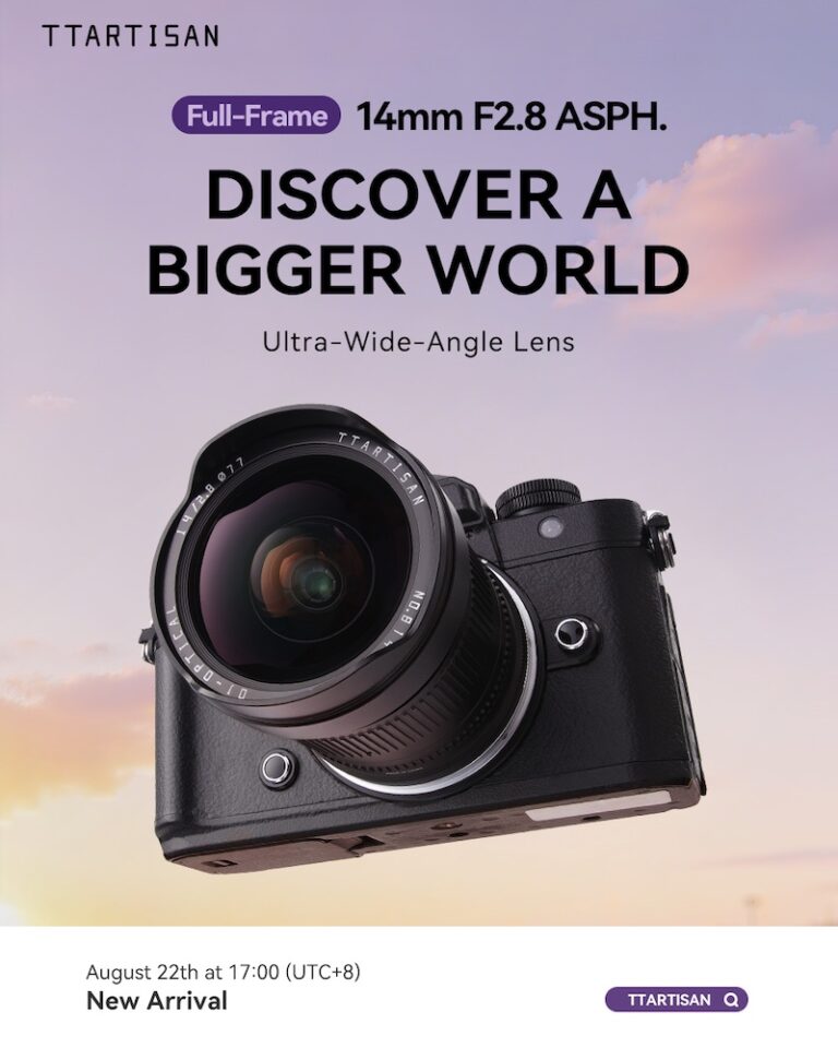 New TTArtisan 14mm f/2.8 ASPH full-frame ultra-wide angle lens for E/Z ...