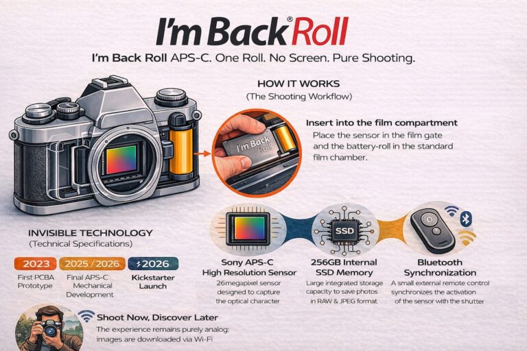 "I'm back" is back with a new "I’m Back Roll" APS-C digital back sensor ...